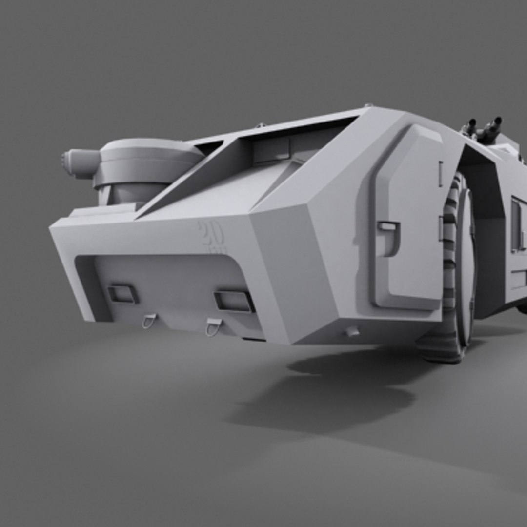 3d Apc Personel Carrier M577 Model