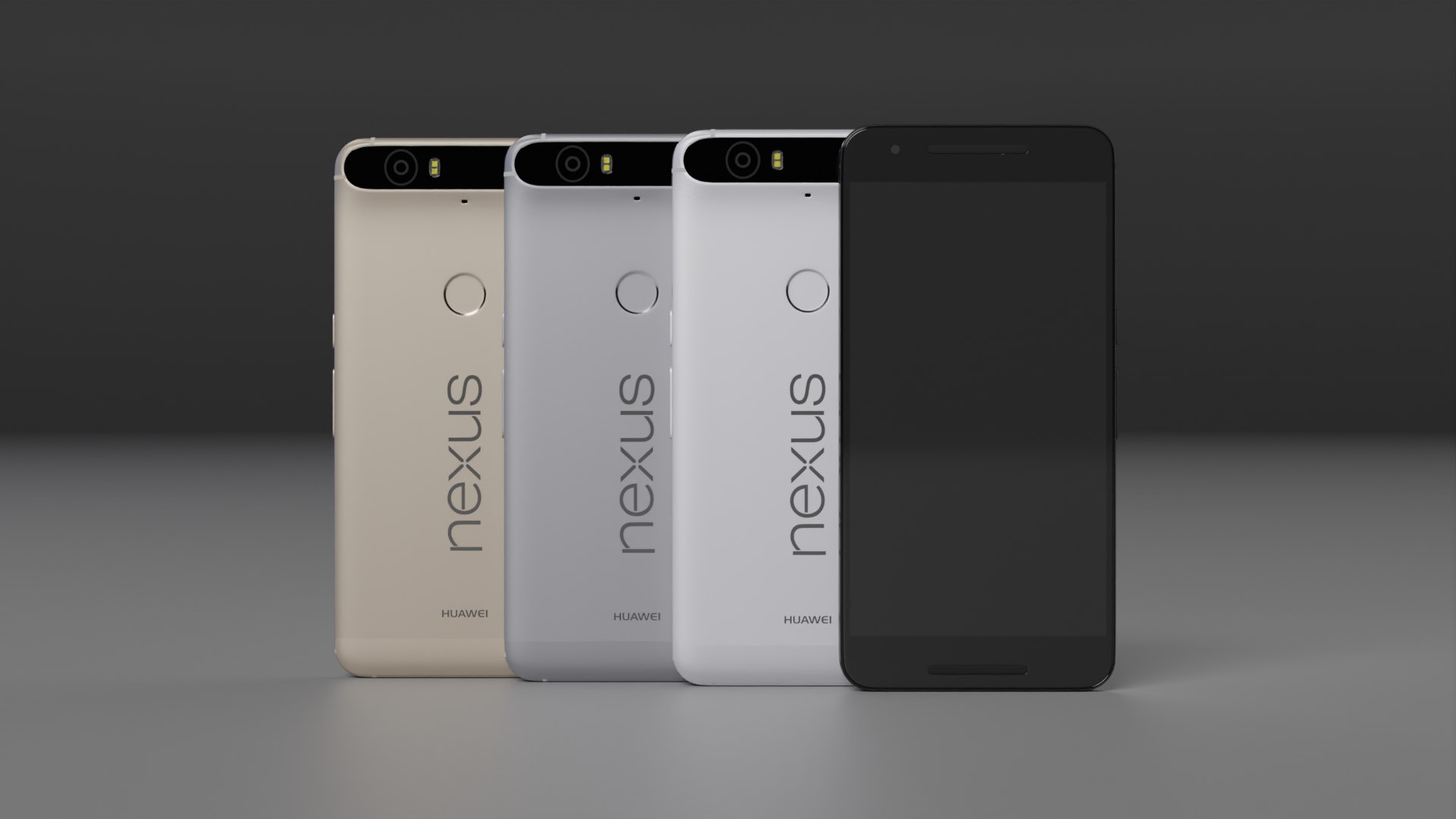 Google Nexus 6P Huawei All Colors model - TurboSquid 2060300