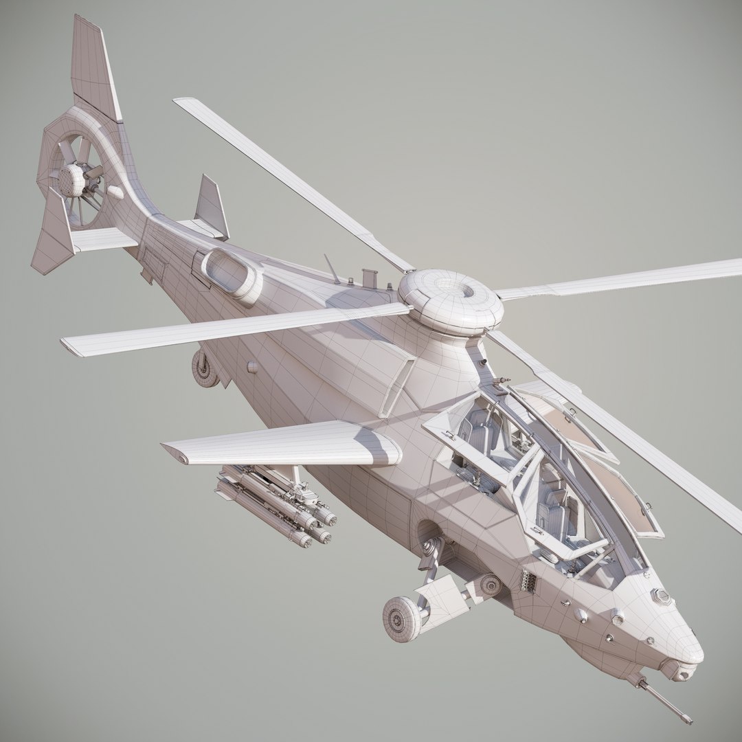 Bell 360 invictus model - TurboSquid 1616641