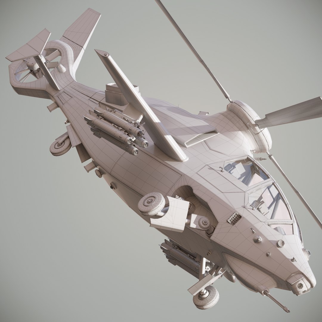 Bell 360 invictus model - TurboSquid 1616641