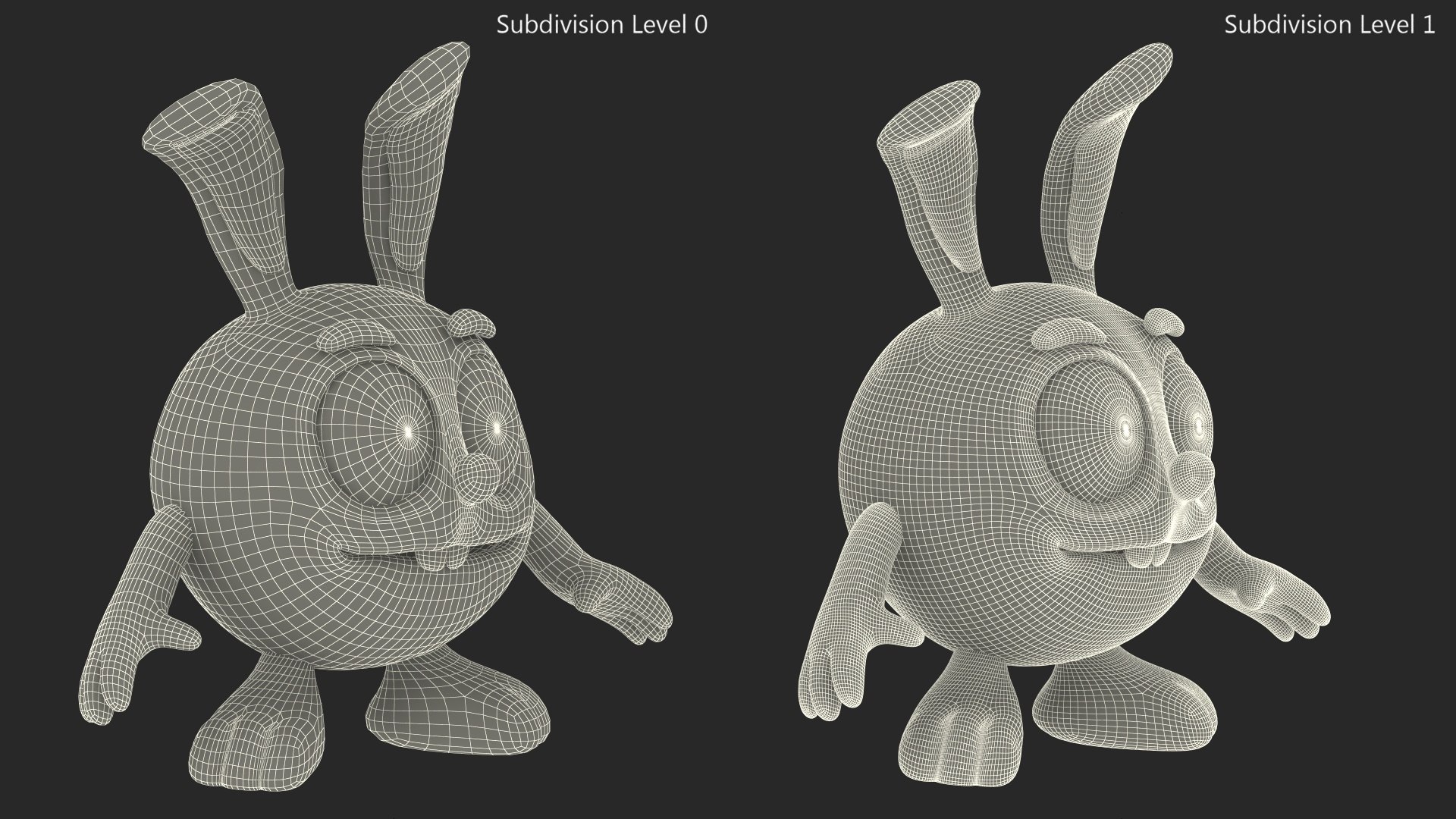 3D BalloonToons Krash Character Scared Pose - TurboSquid 2121429