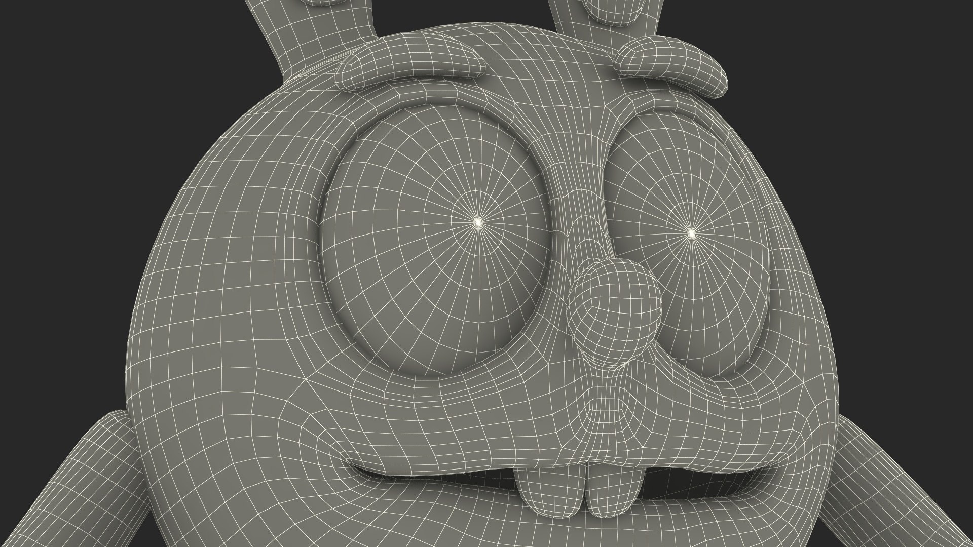 3D BalloonToons Krash Character Scared Pose - TurboSquid 2121429