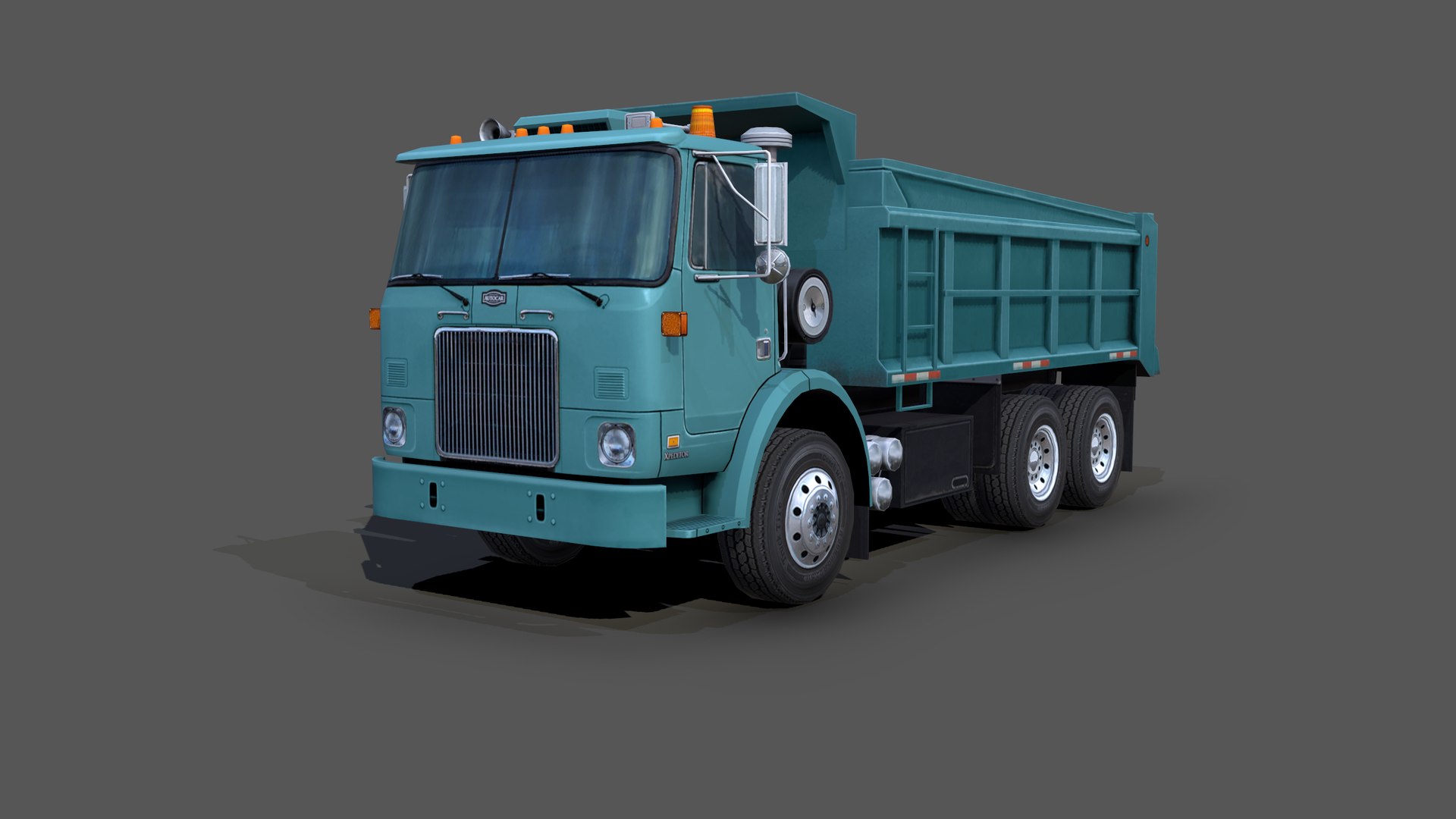3D Model Autocar WX64 1998 Dump Truck S03 - TurboSquid 2178587