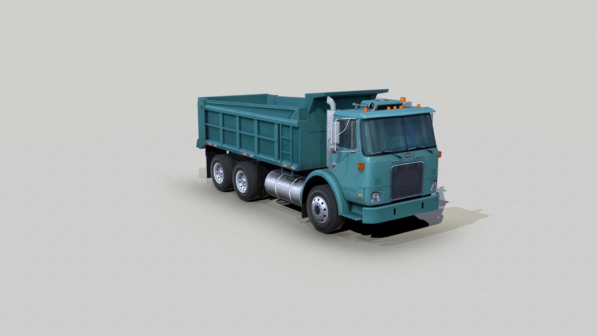 3D Model Autocar WX64 1998 Dump Truck S03 - TurboSquid 2178587