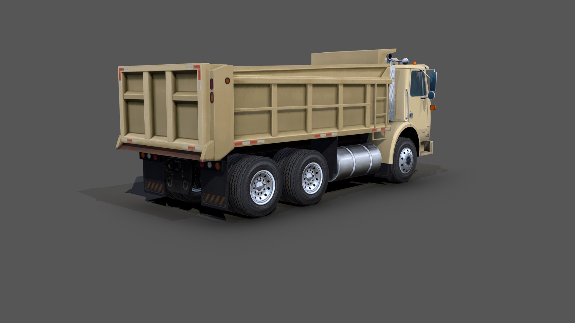 3D Model Autocar WX64 1998 Dump Truck S03 - TurboSquid 2178587