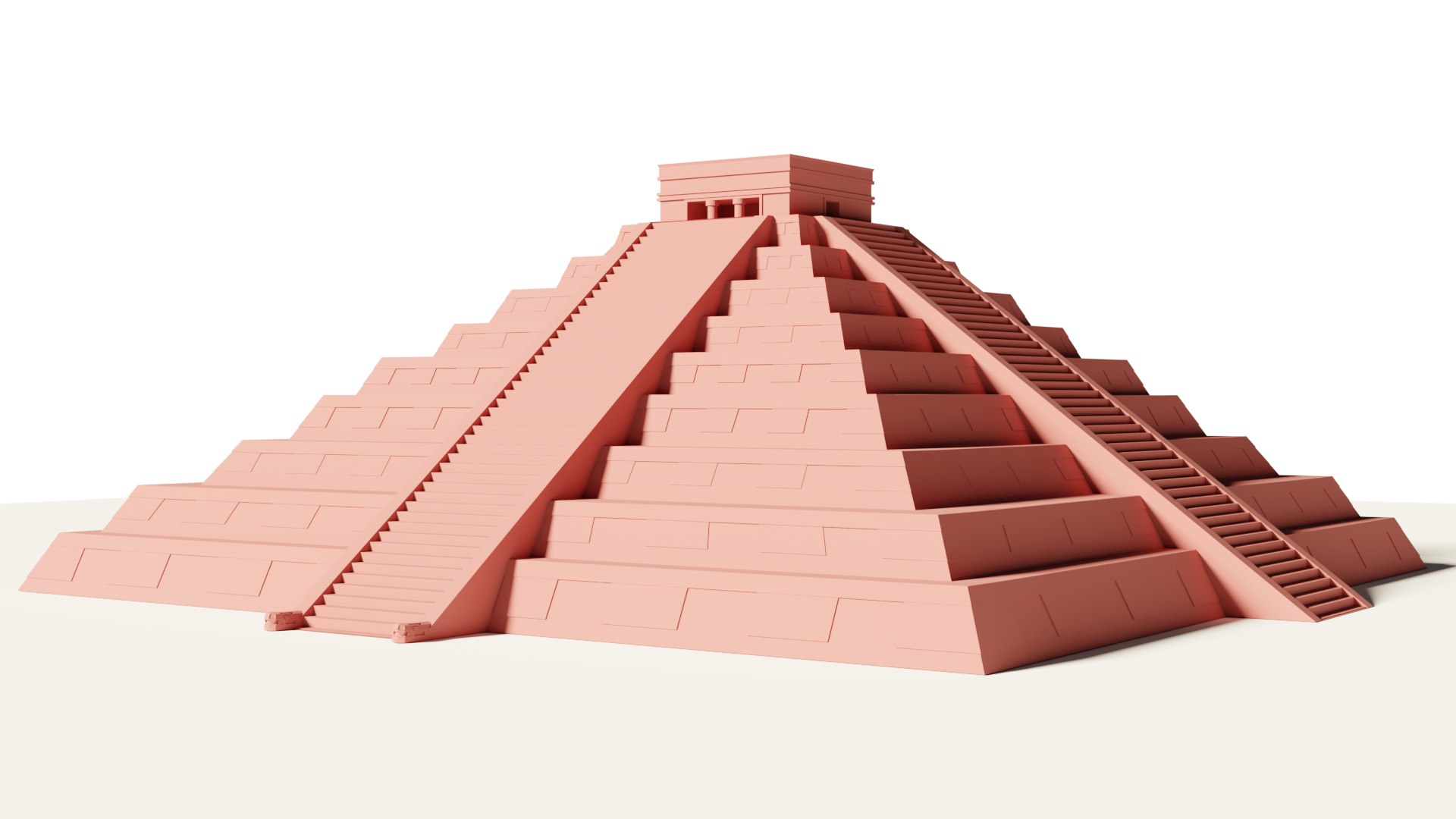 ChichenItza El Castillo 3D Model - TurboSquid 2287121