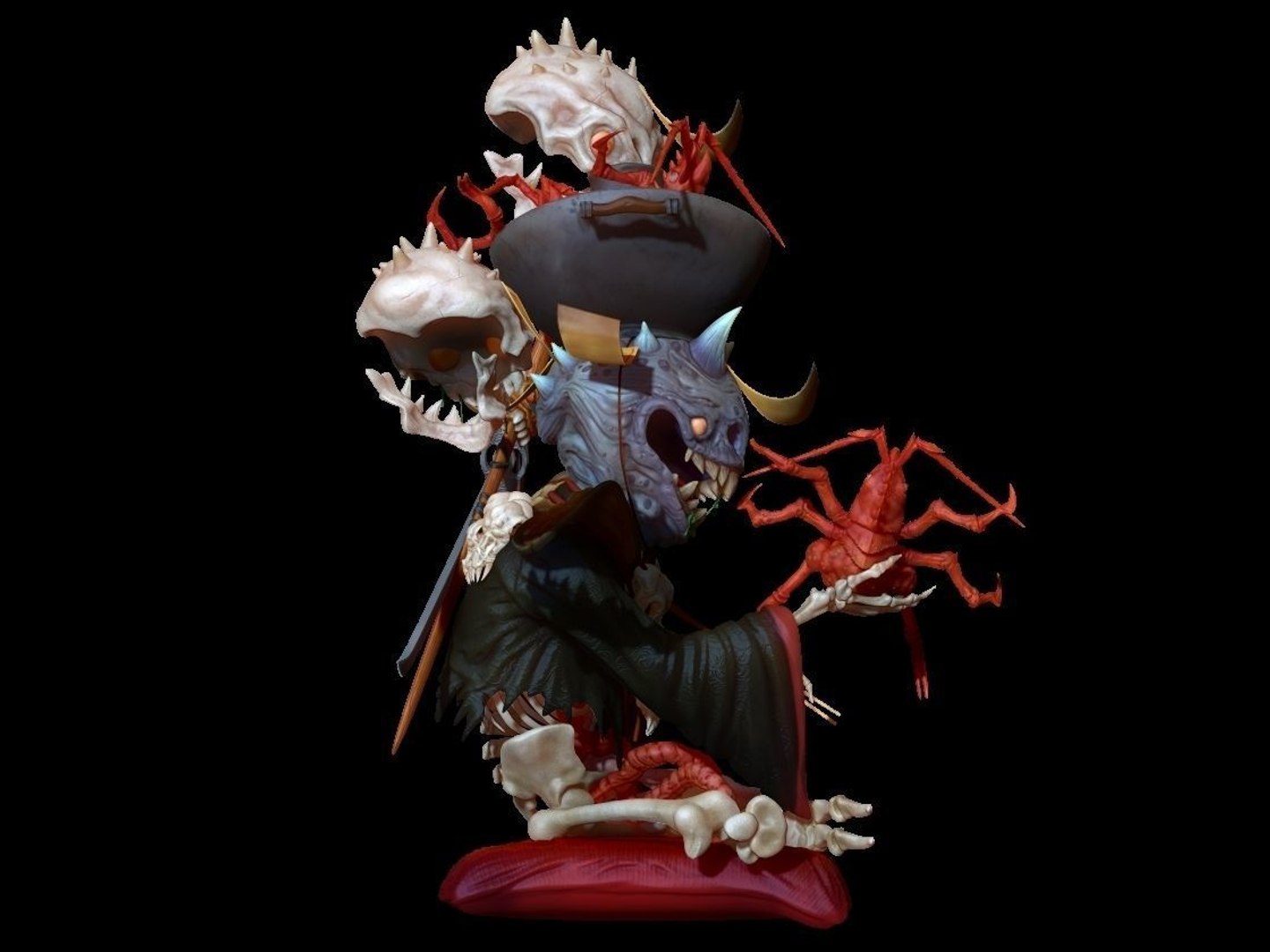 Hotpot Eating Demon 3D Model - TurboSquid 1316945