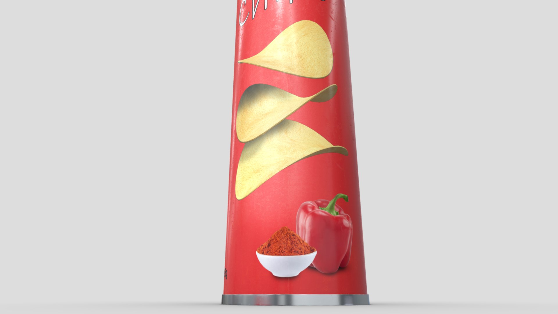 3D Potato Chips Tube - TurboSquid 2167808