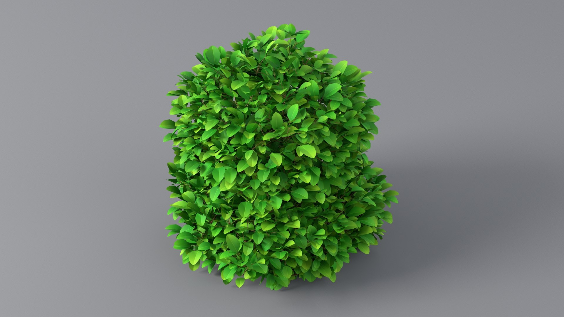 3D Cartoon Bush 12 Model - TurboSquid 1941432