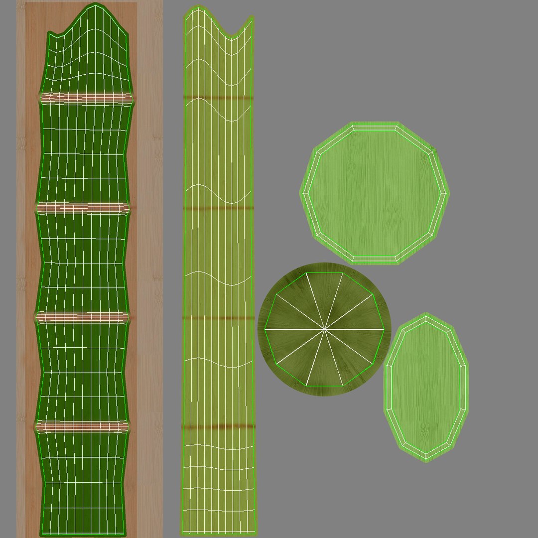 Bamboo Stem 2 3d Model