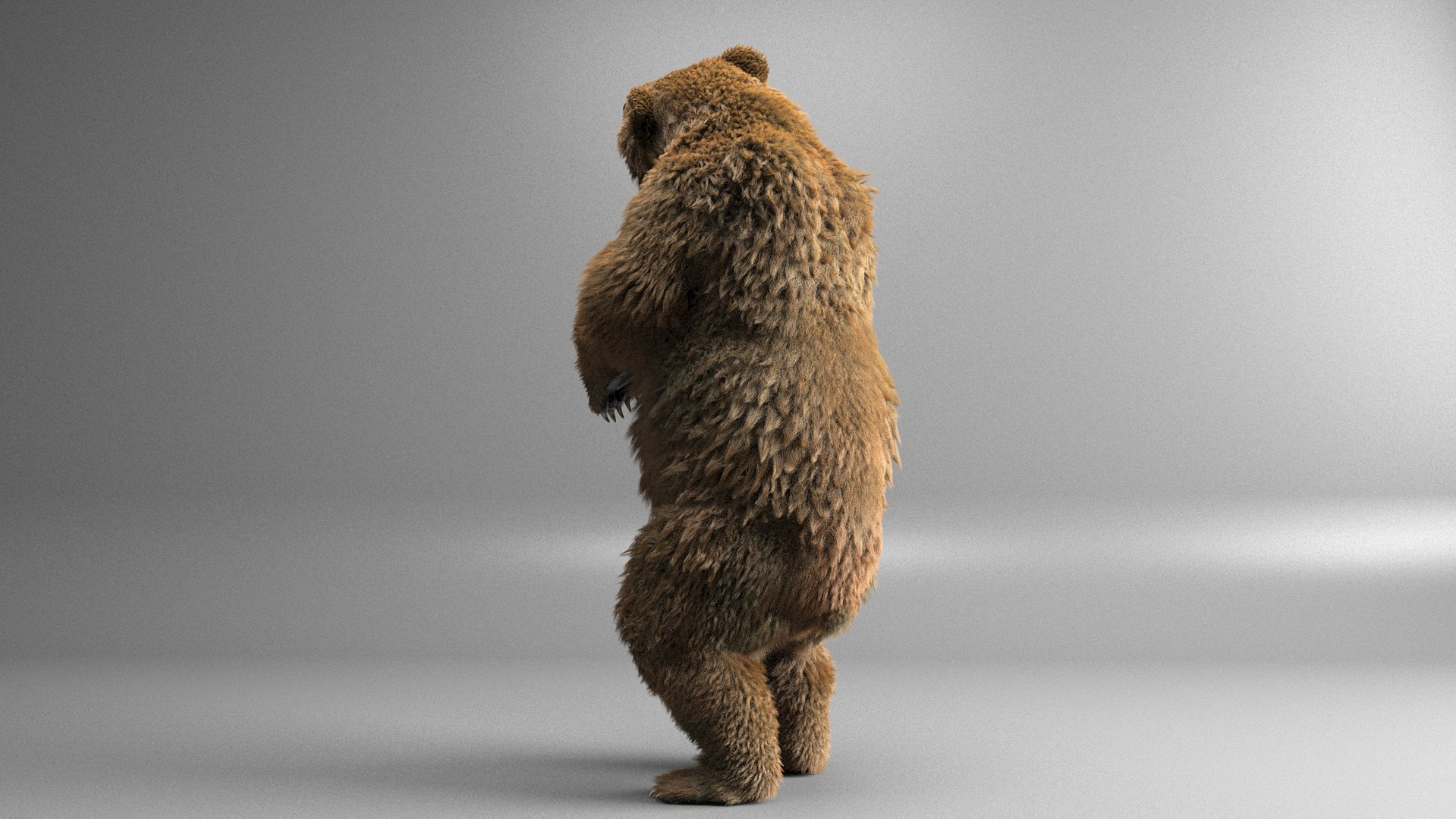 Brown Bear Pose Model - TurboSquid 1430523