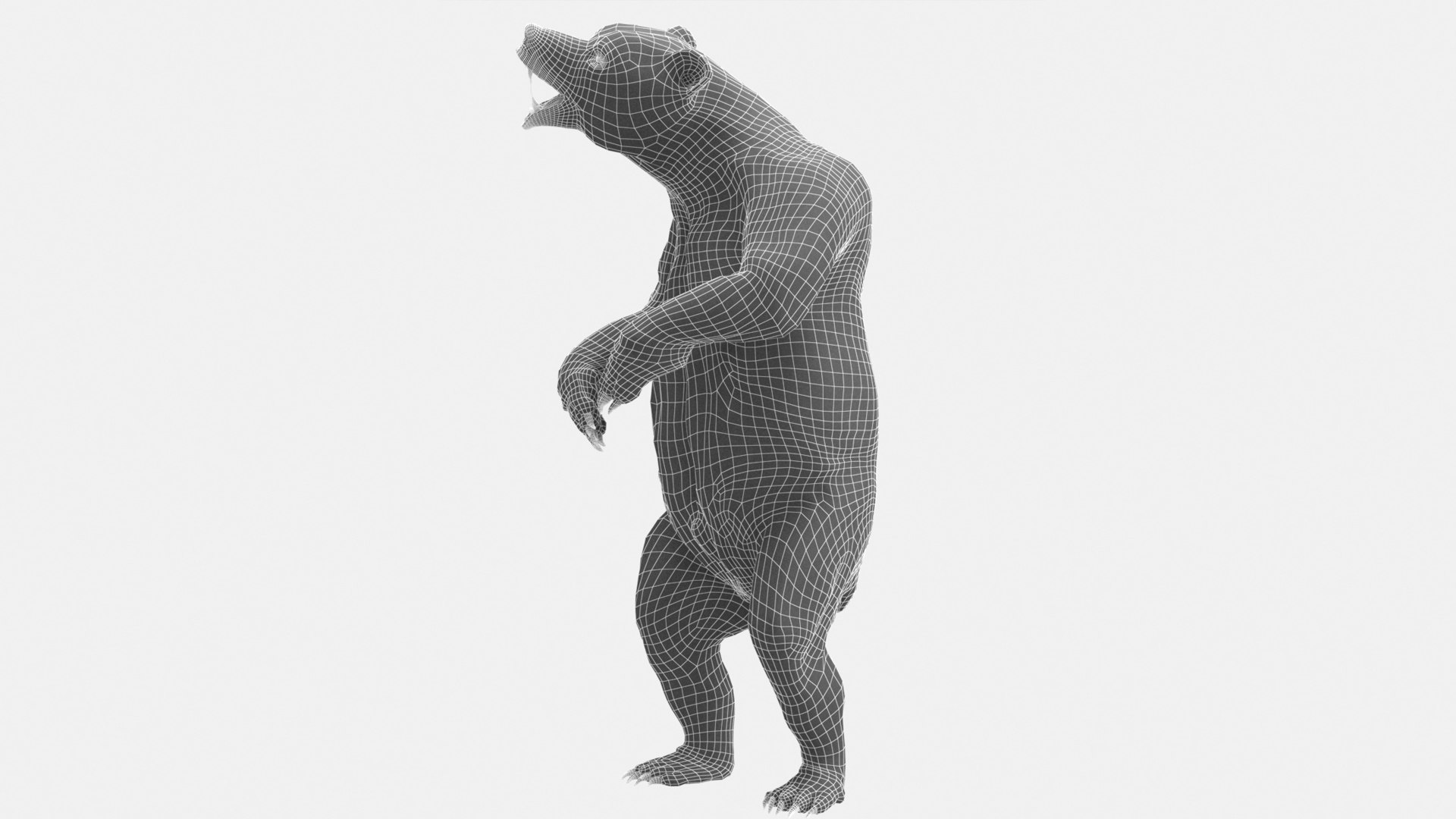 Brown Bear Pose Model - TurboSquid 1430523