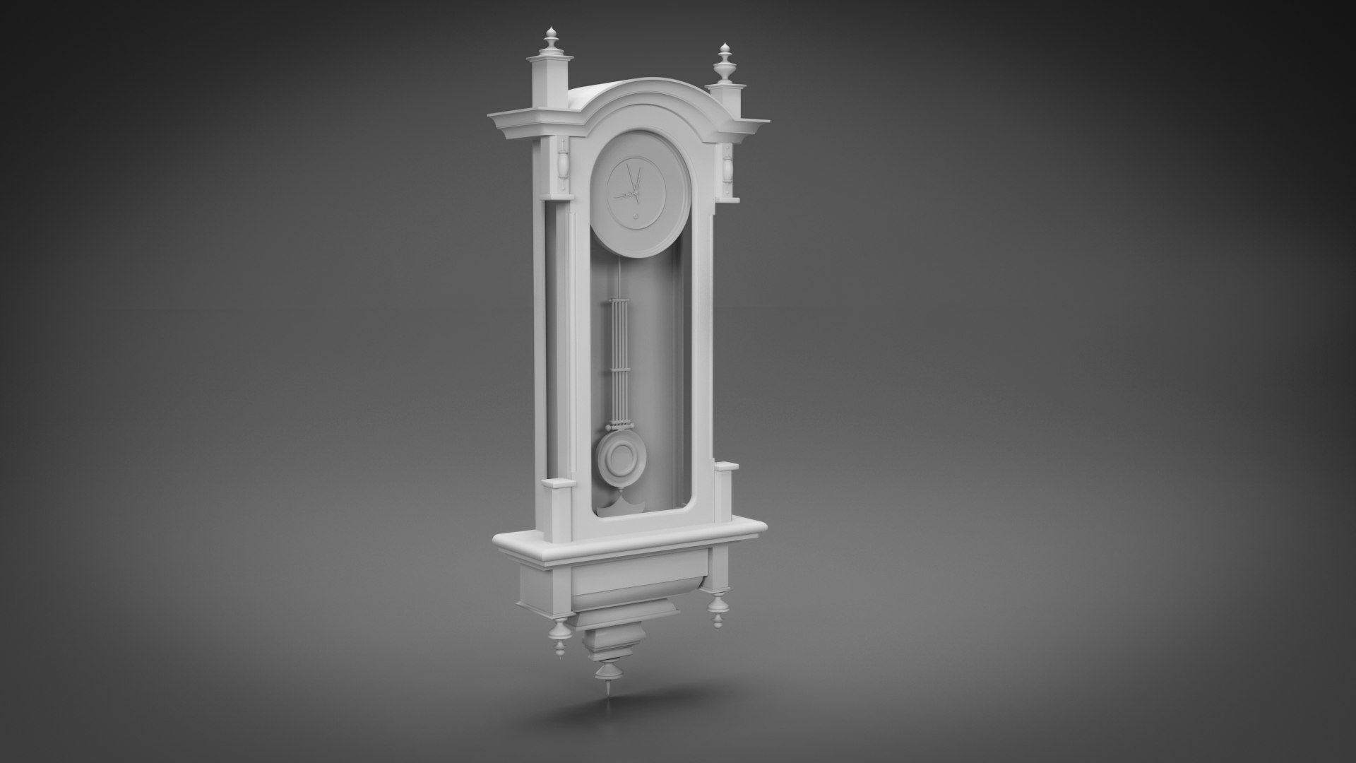 3D Grandfather Clock Model - TurboSquid 1713316