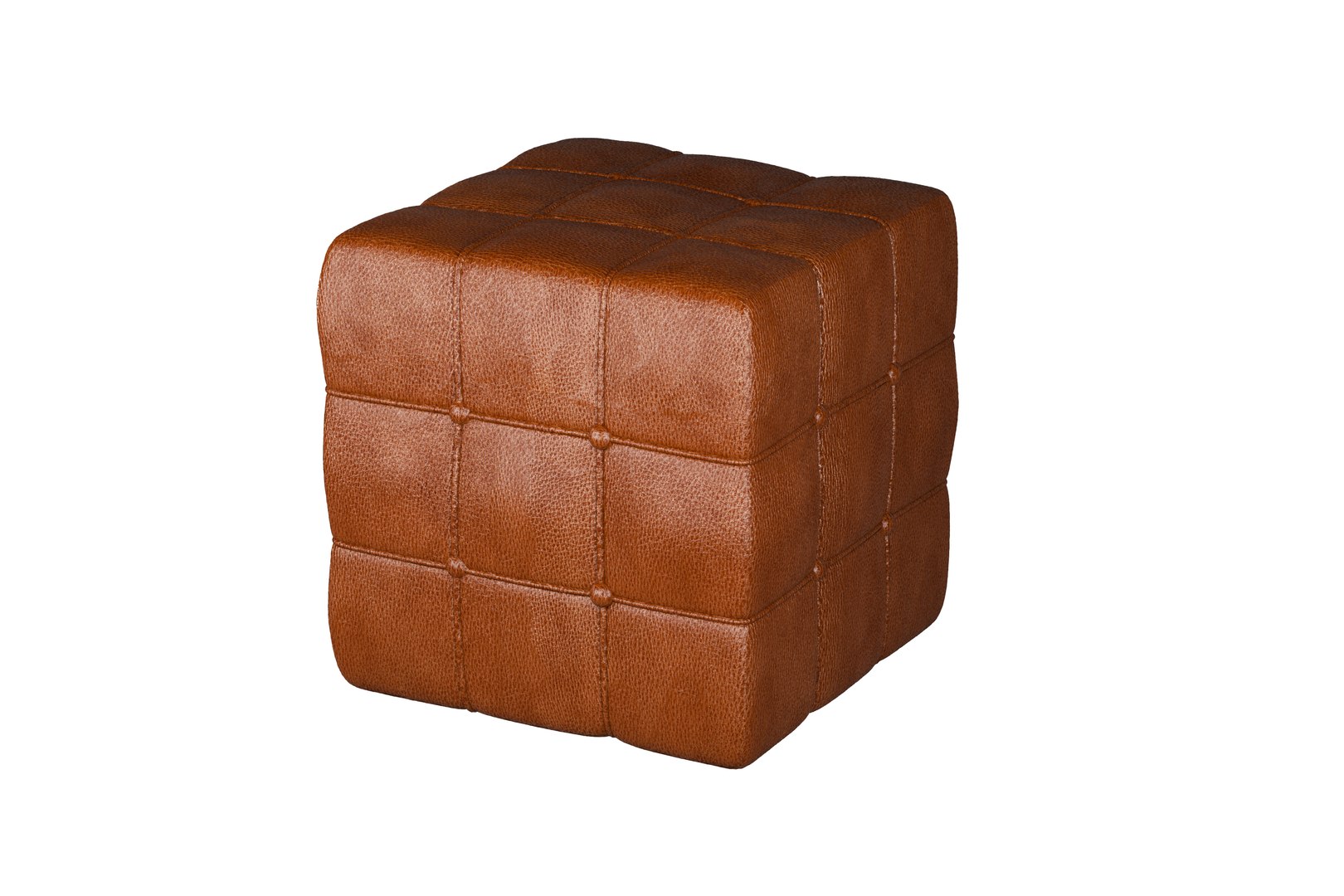 3D leather puff - TurboSquid 1585550