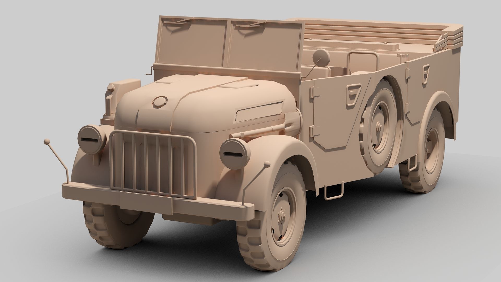 3D Model Steyr 1500A Light Truck - TurboSquid 1885833