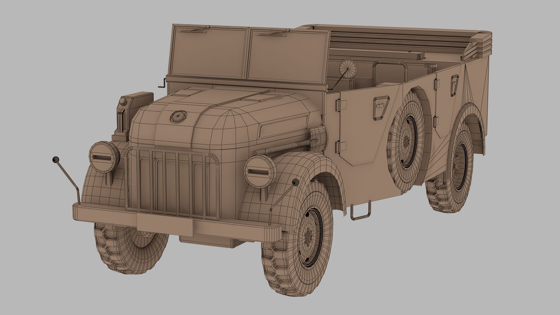 3D Model Steyr 1500A Light Truck - TurboSquid 1885833