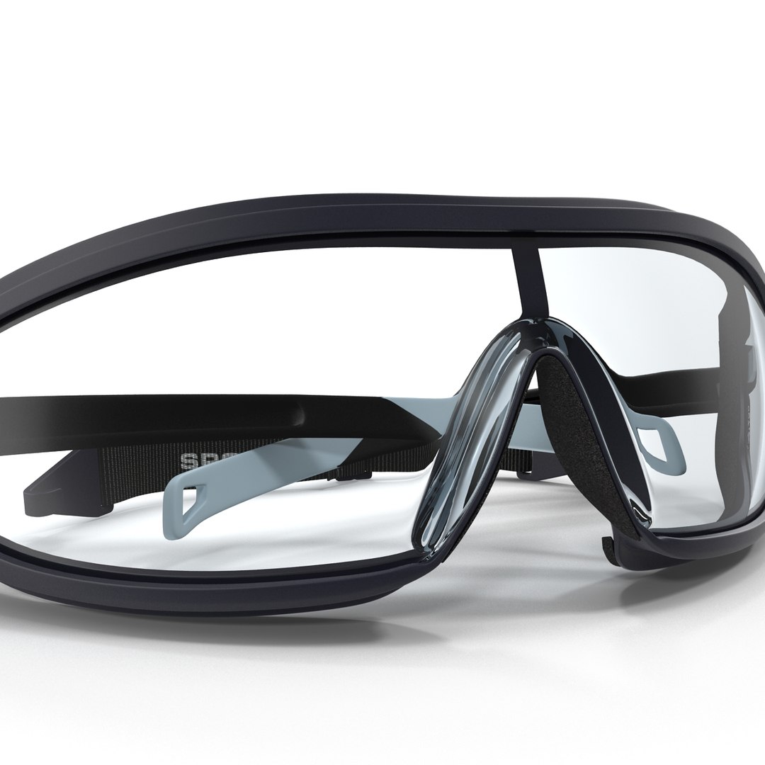3d safety sport glasses folded
