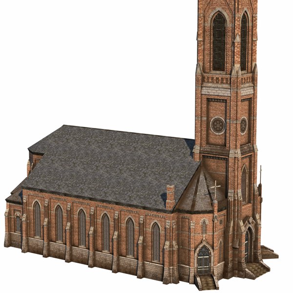 church cathedral 3d model