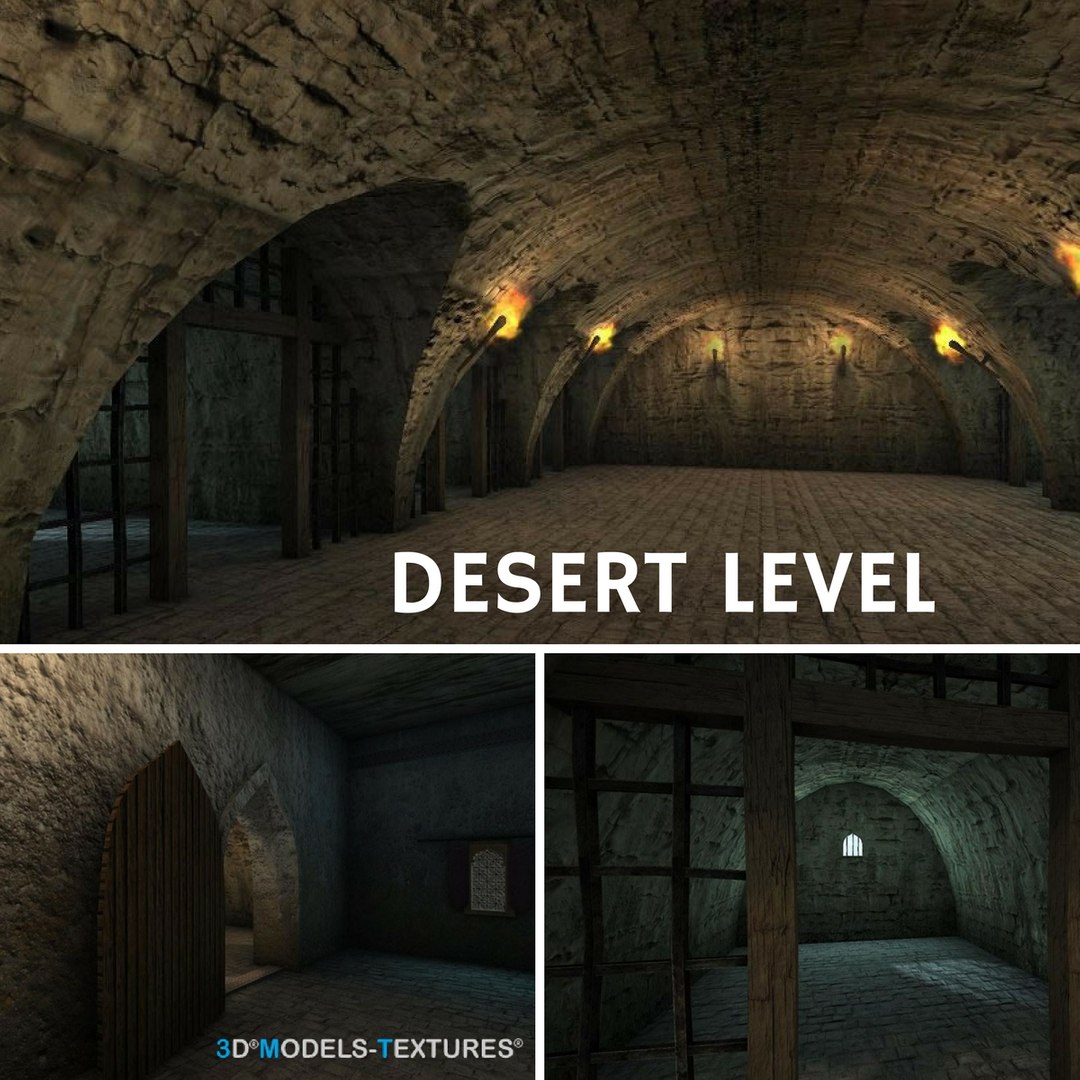 Desert Level 3D Model - TurboSquid 1208131