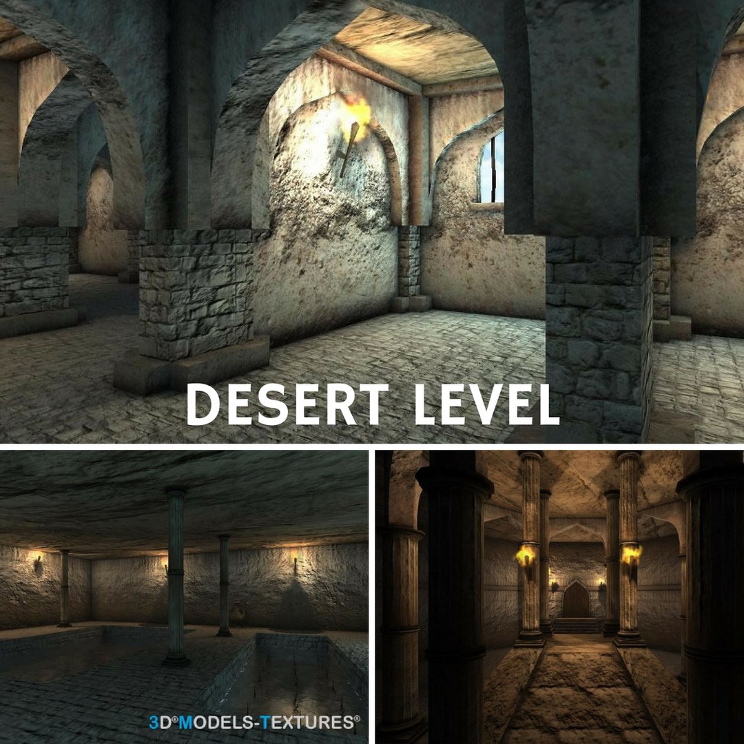 Desert Level 3D Model - TurboSquid 1208131