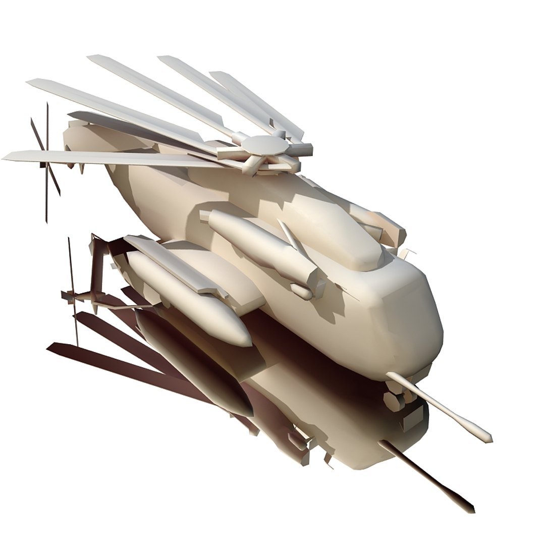 3d sikorsky ch-53e super stallion model