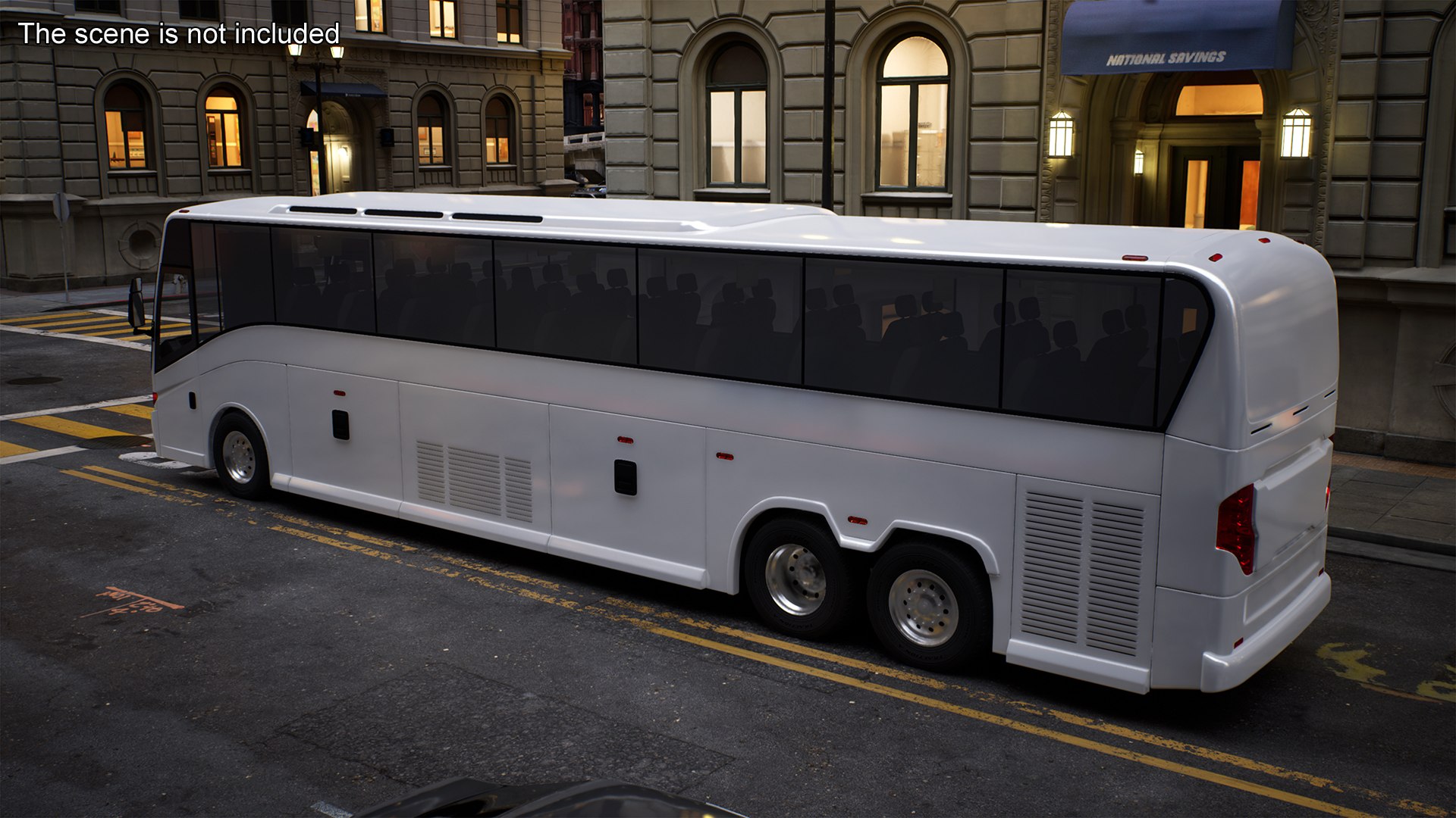 3D Charter Bus Rigged for Cinema 4D - TurboSquid 2127738