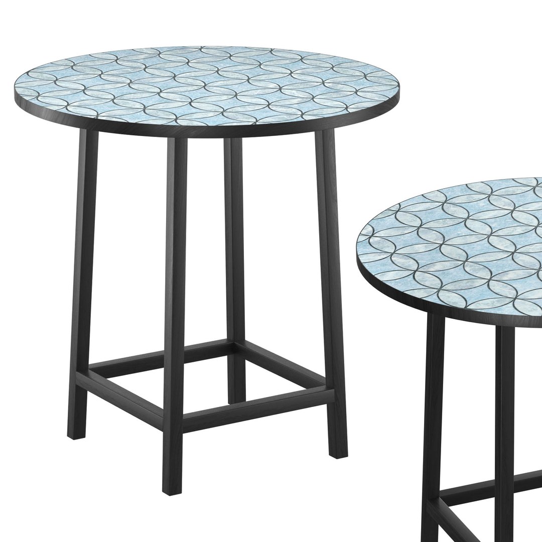 3D HAWTHORN TILED DRYBAR ROUND Model - TurboSquid 1917060