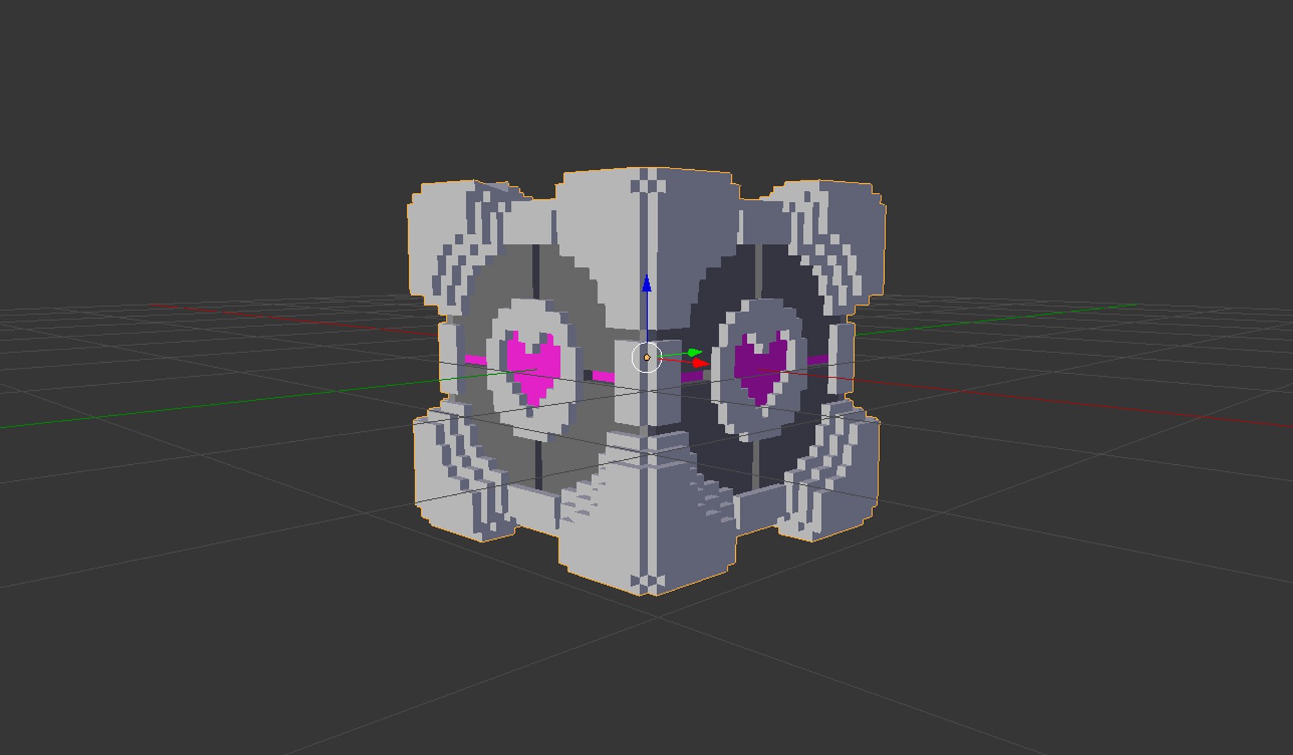 Pixel Cube Heart 3D - TurboSquid 1361511