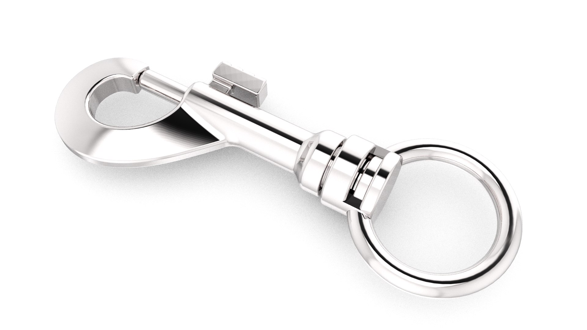 Big Key Chain Clasp 3D Model - TurboSquid 2112760