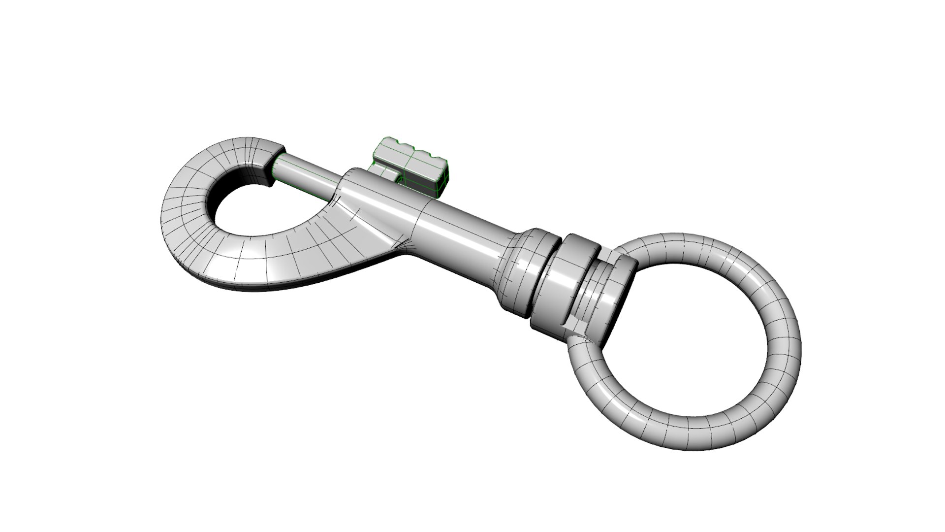 Big Key Chain Clasp 3D Model - TurboSquid 2112760