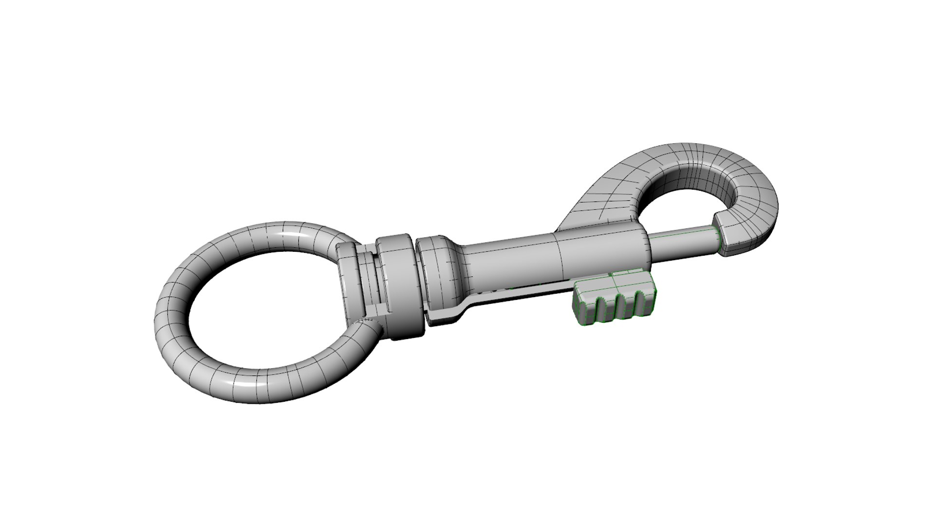 Big Key Chain Clasp 3D Model - TurboSquid 2112760