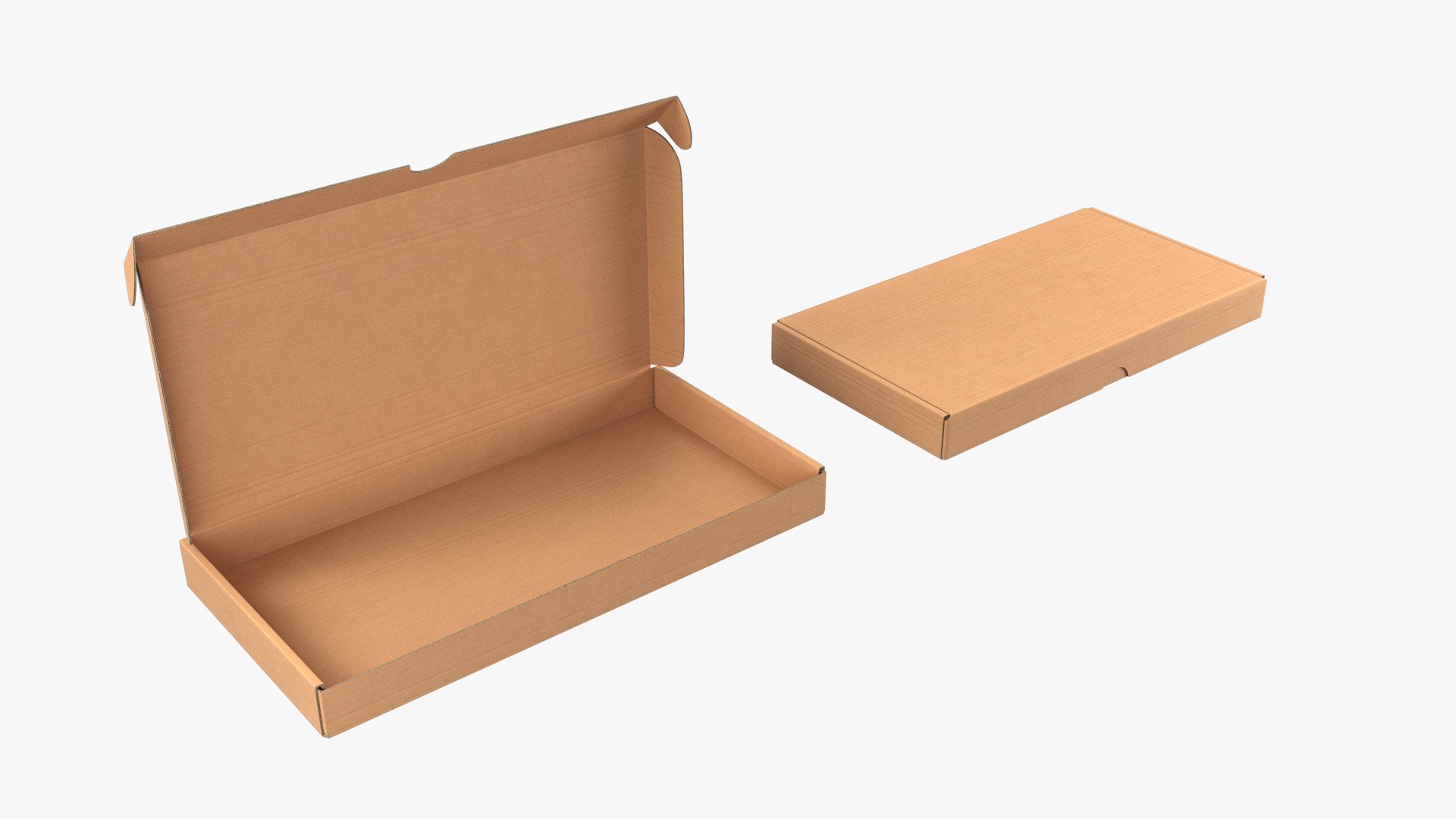 Cardboard Box Set 3D - TurboSquid 1914924