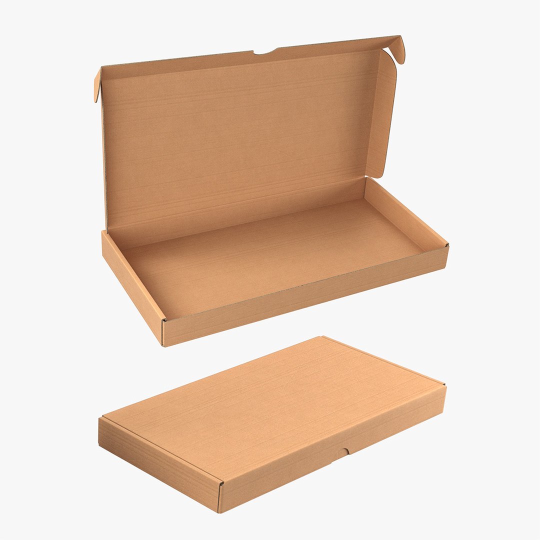 Cardboard Box Set 3D - TurboSquid 1914924