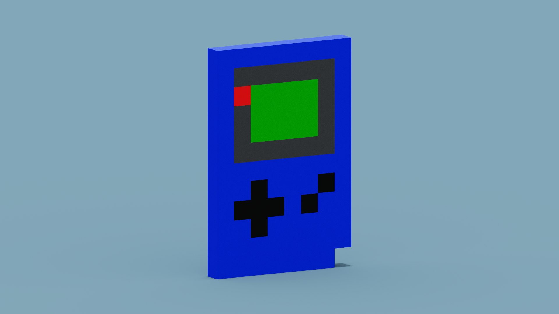 Blue Gameboy Low-poly 3D Model 3D Model - TurboSquid 2000049