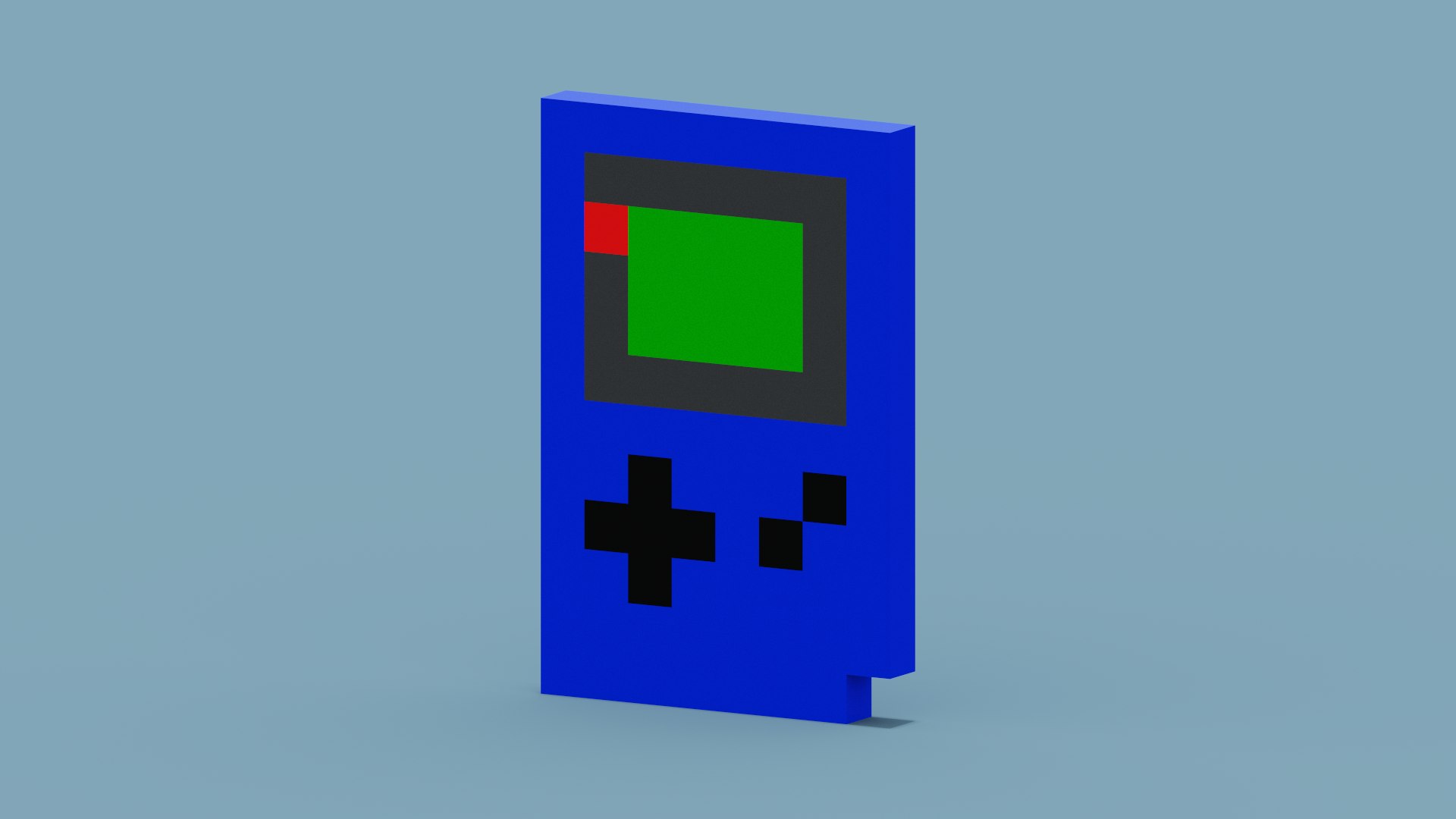 Blue Gameboy Low-poly 3D Model 3D Model - TurboSquid 2000049