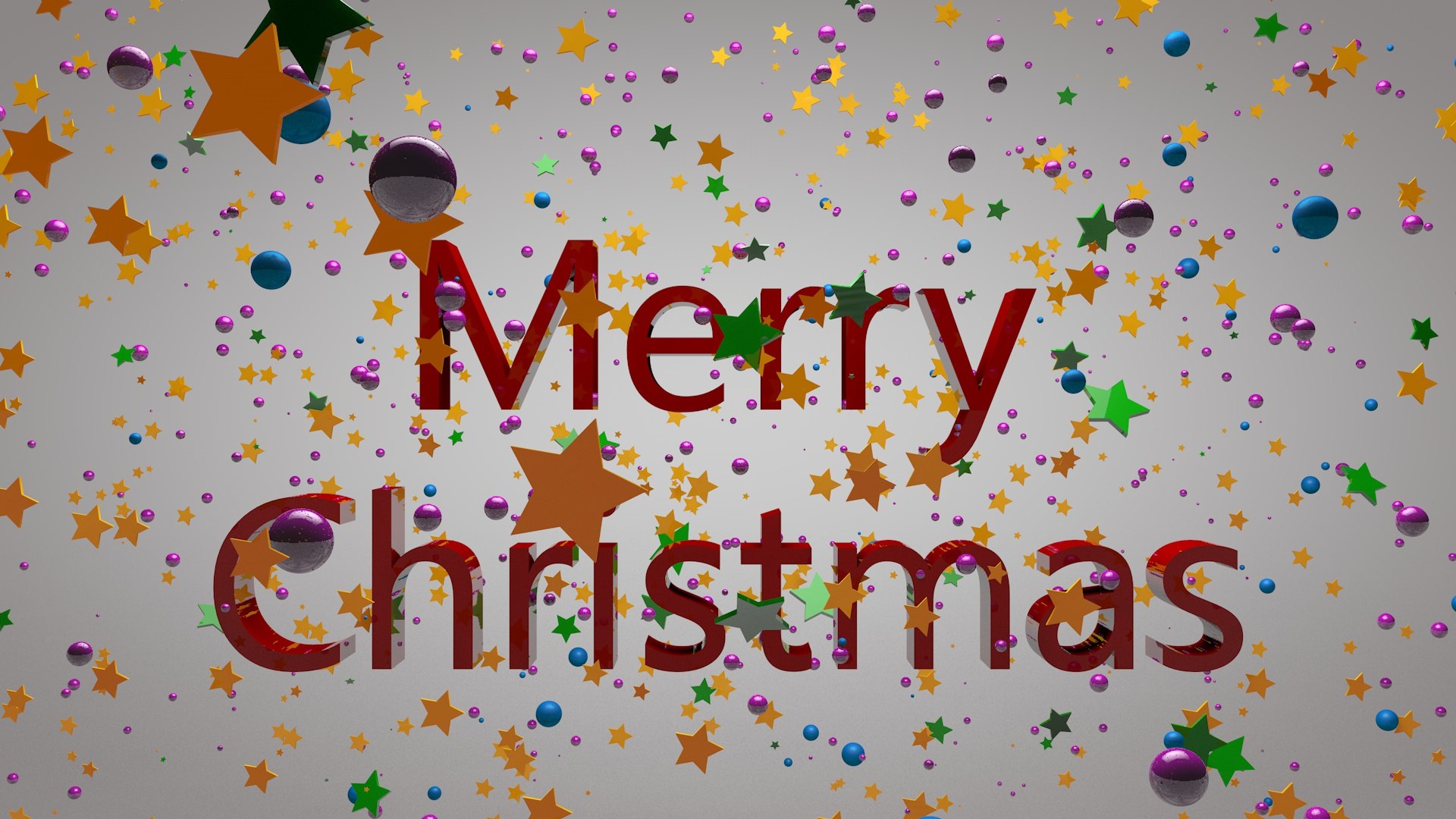 3D Merry ChristmasTemplate With Animation model - TurboSquid 2138985