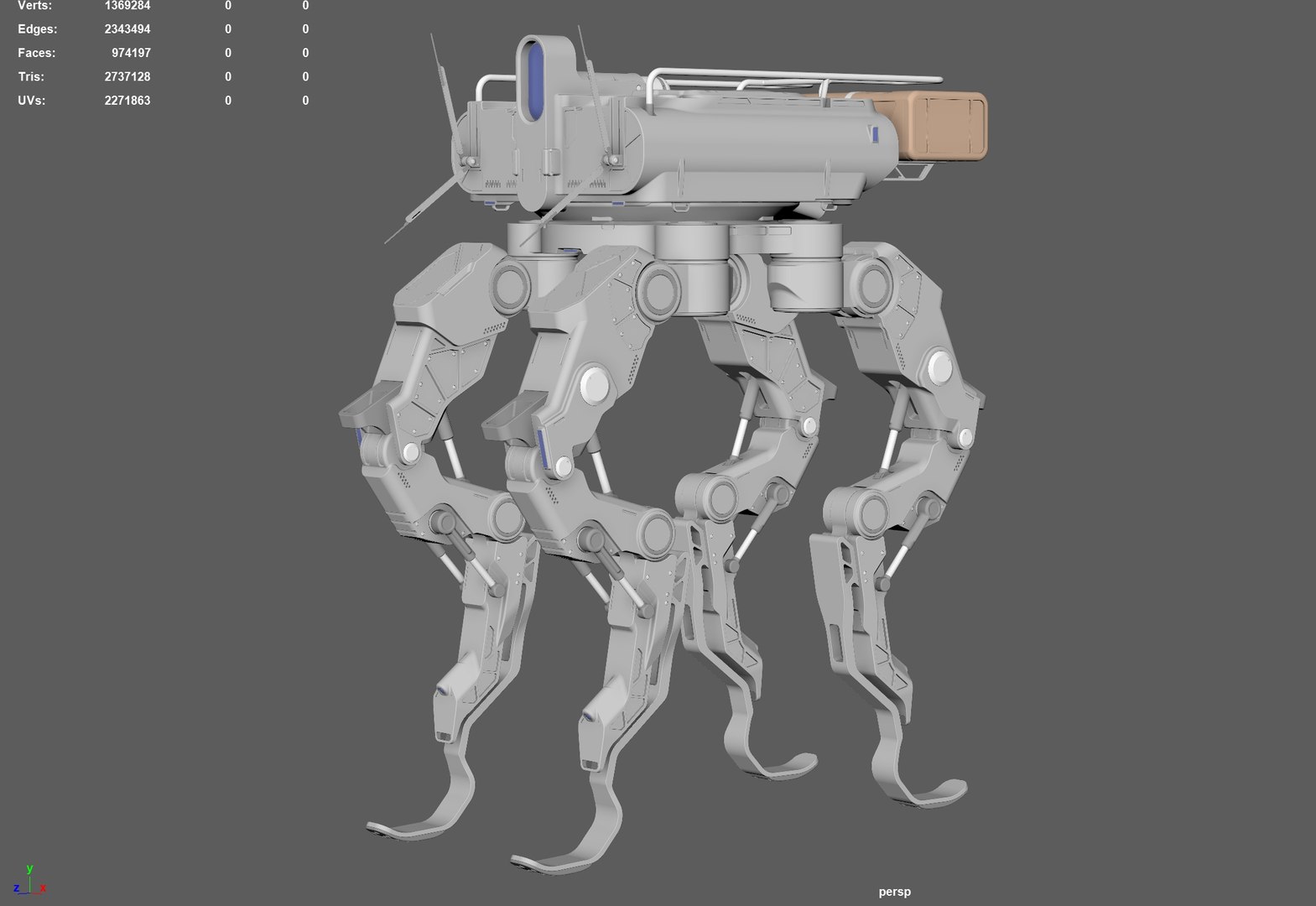 Scout Robot 3D - TurboSquid 1784329