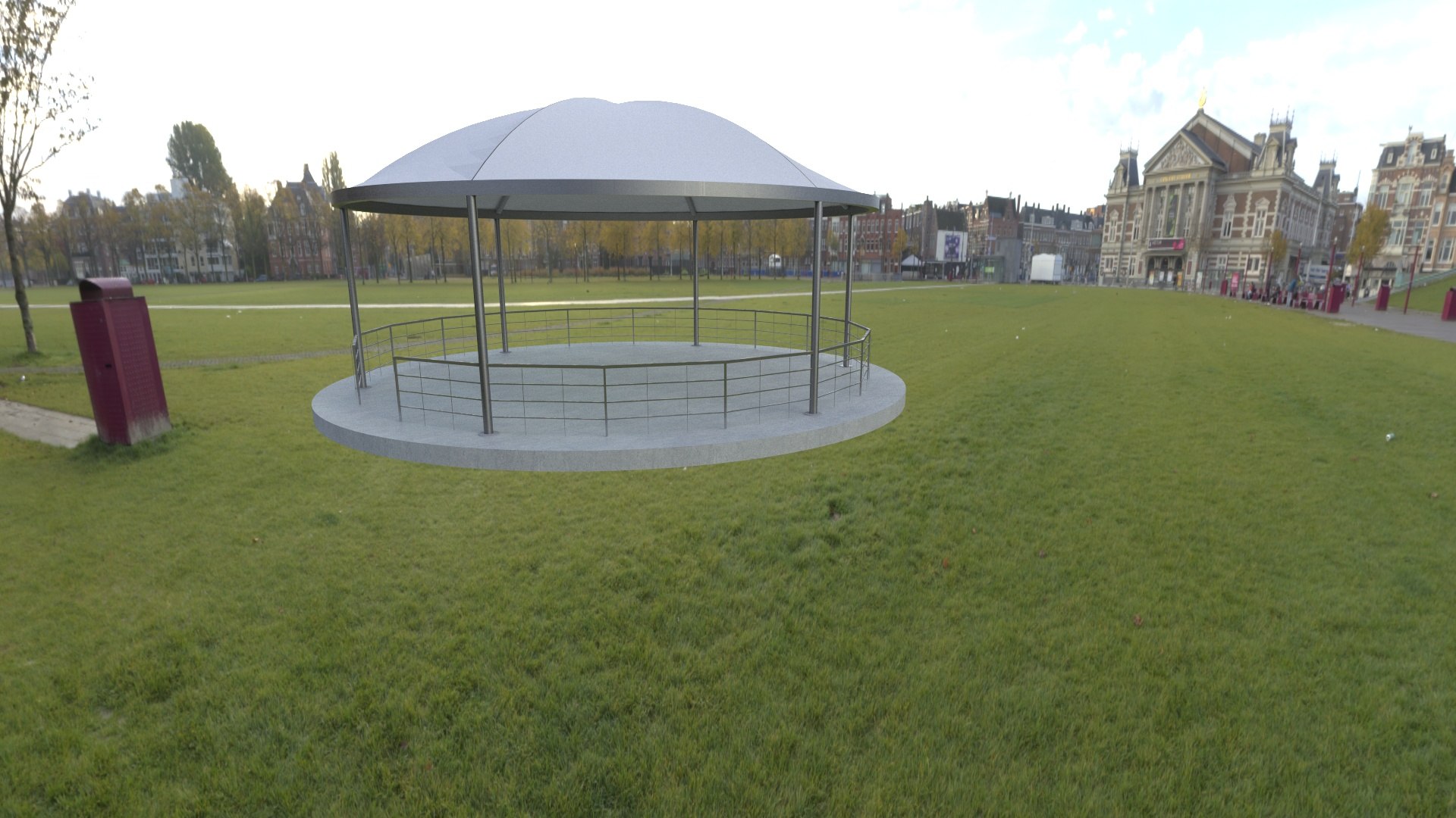 3D Bandstand Tent Model - TurboSquid 1853489