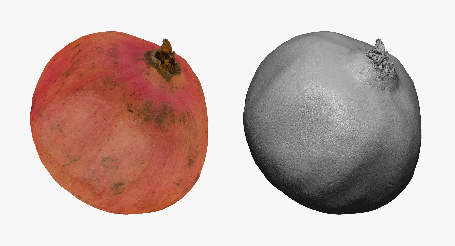 Pomegranate 05 raw scan 3D model - TurboSquid 1542829