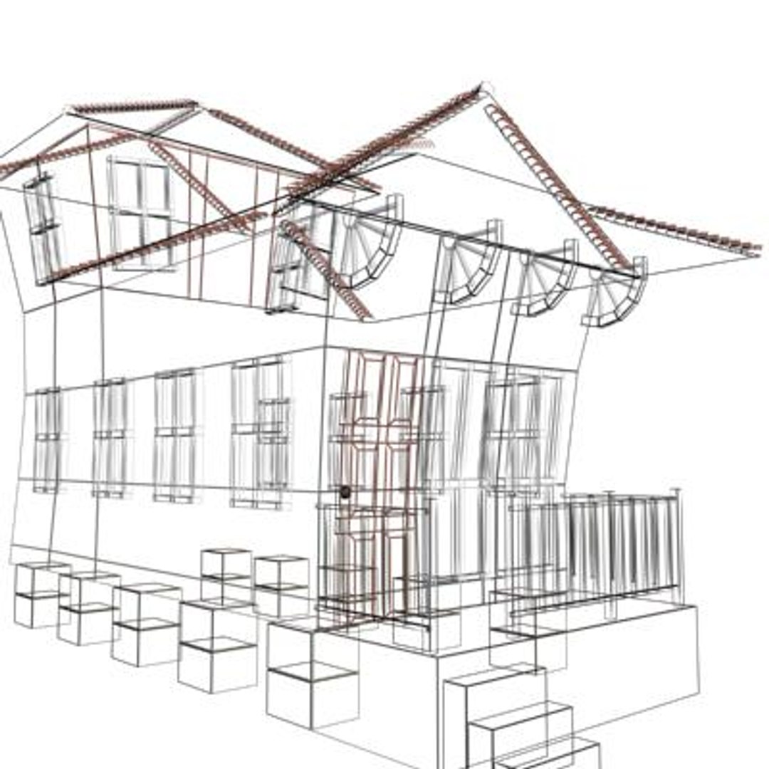 3d Camelback House Model