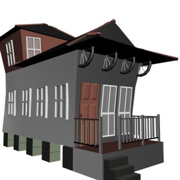 3d camelback house model