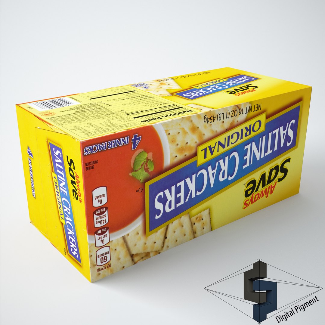 3d saltine crackers