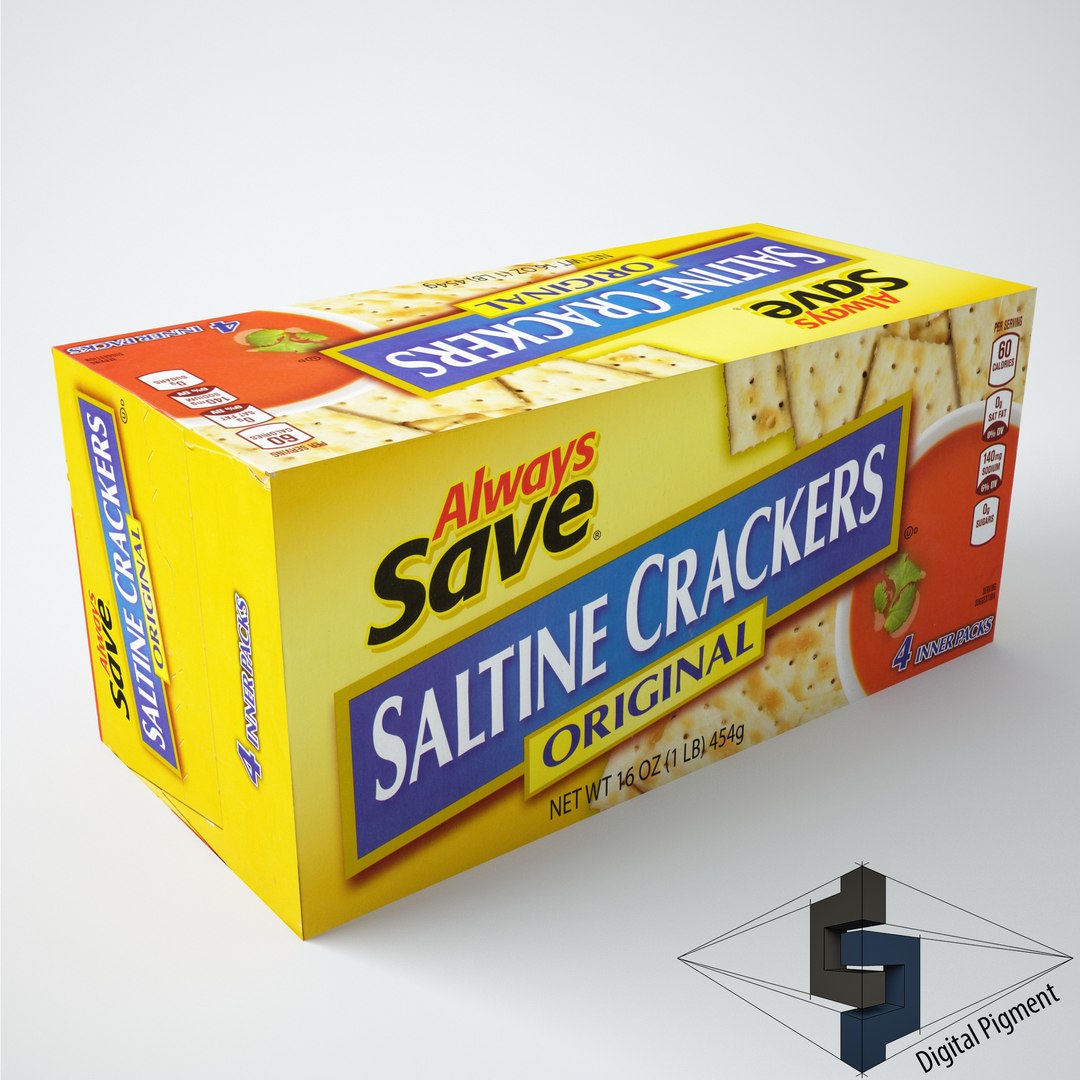 3d saltine crackers