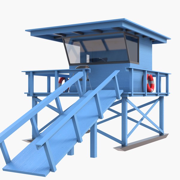 3D Lifeguard Station - TurboSquid 1741185