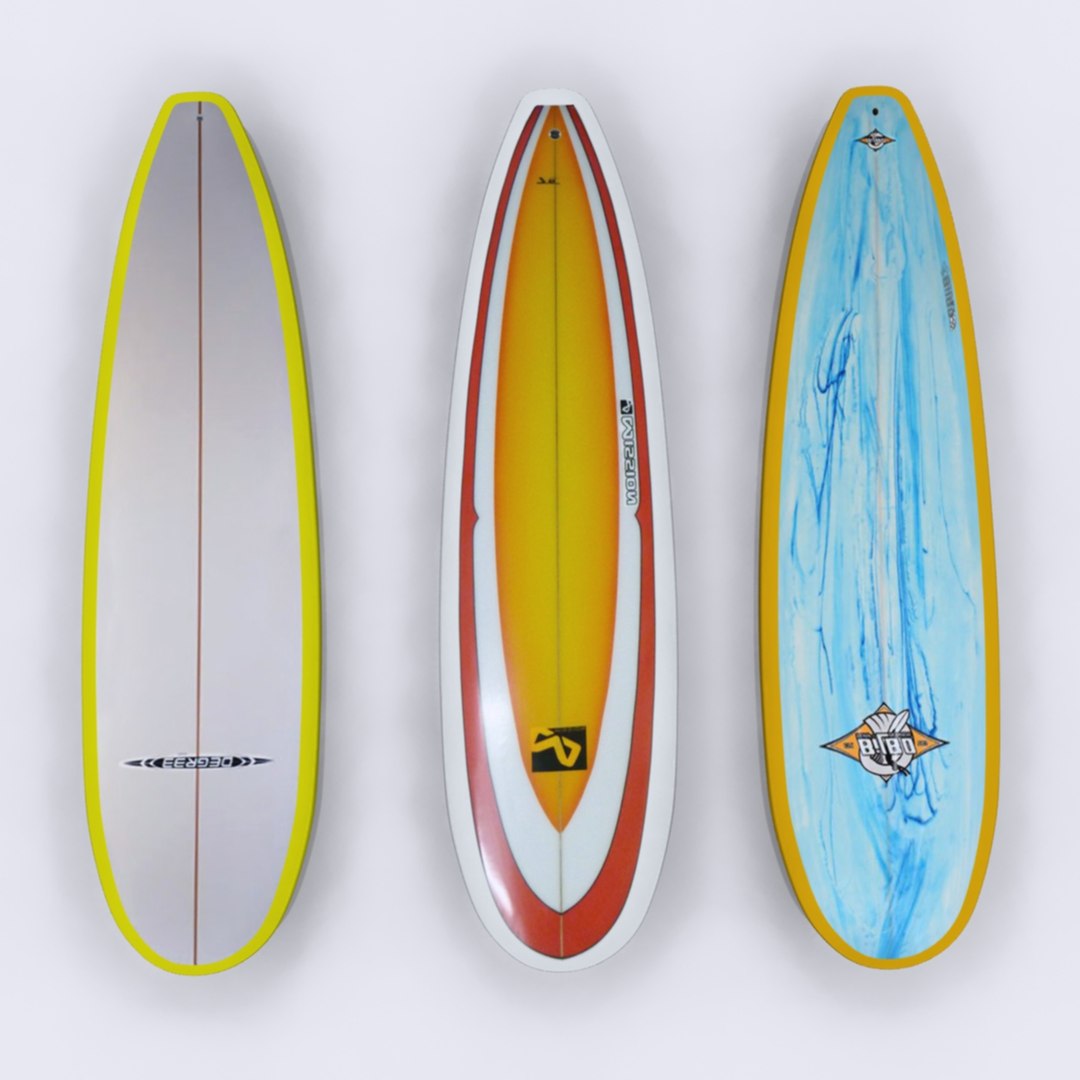 3d Model Surfboard Surf Board