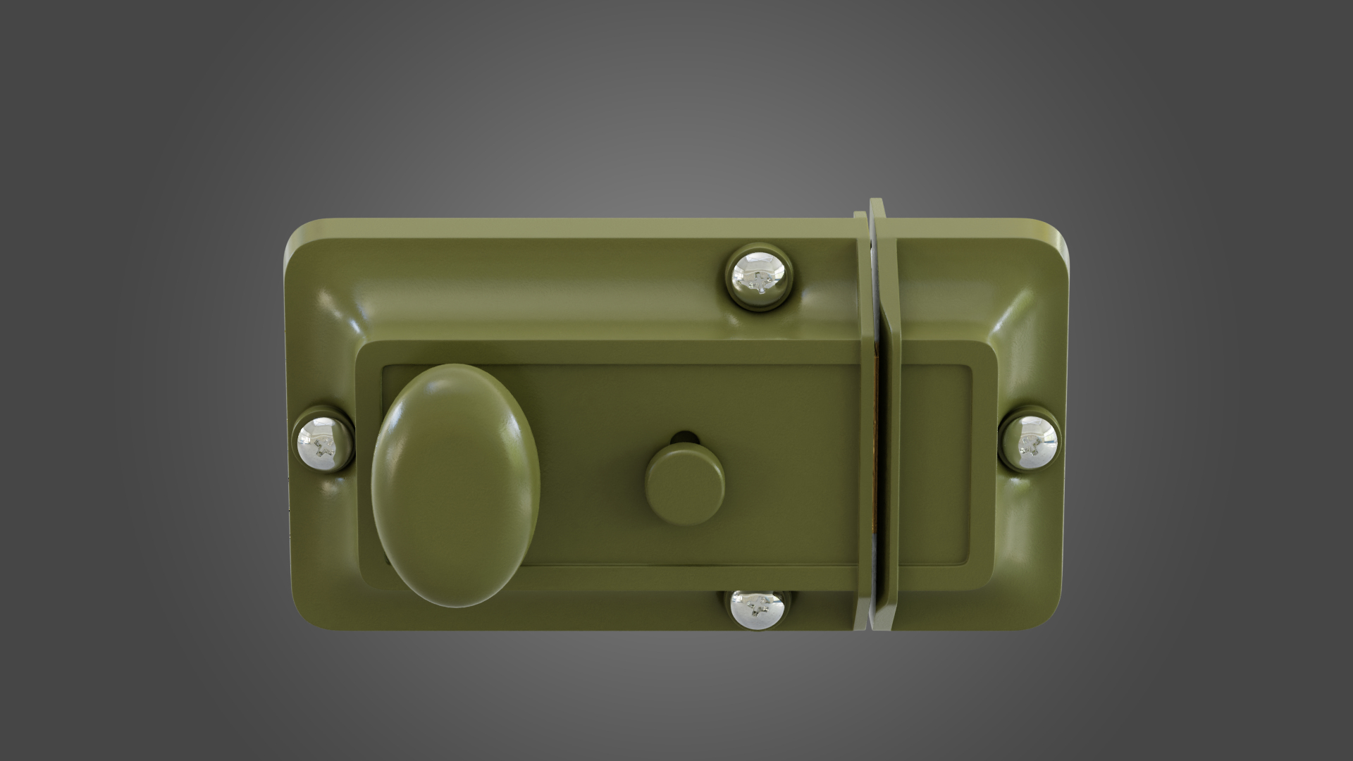 3D Model Traditional Yale Nightlatch - TurboSquid 1434560