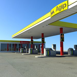 Agip Gasoline 3ds Max Models for Download | TurboSquid