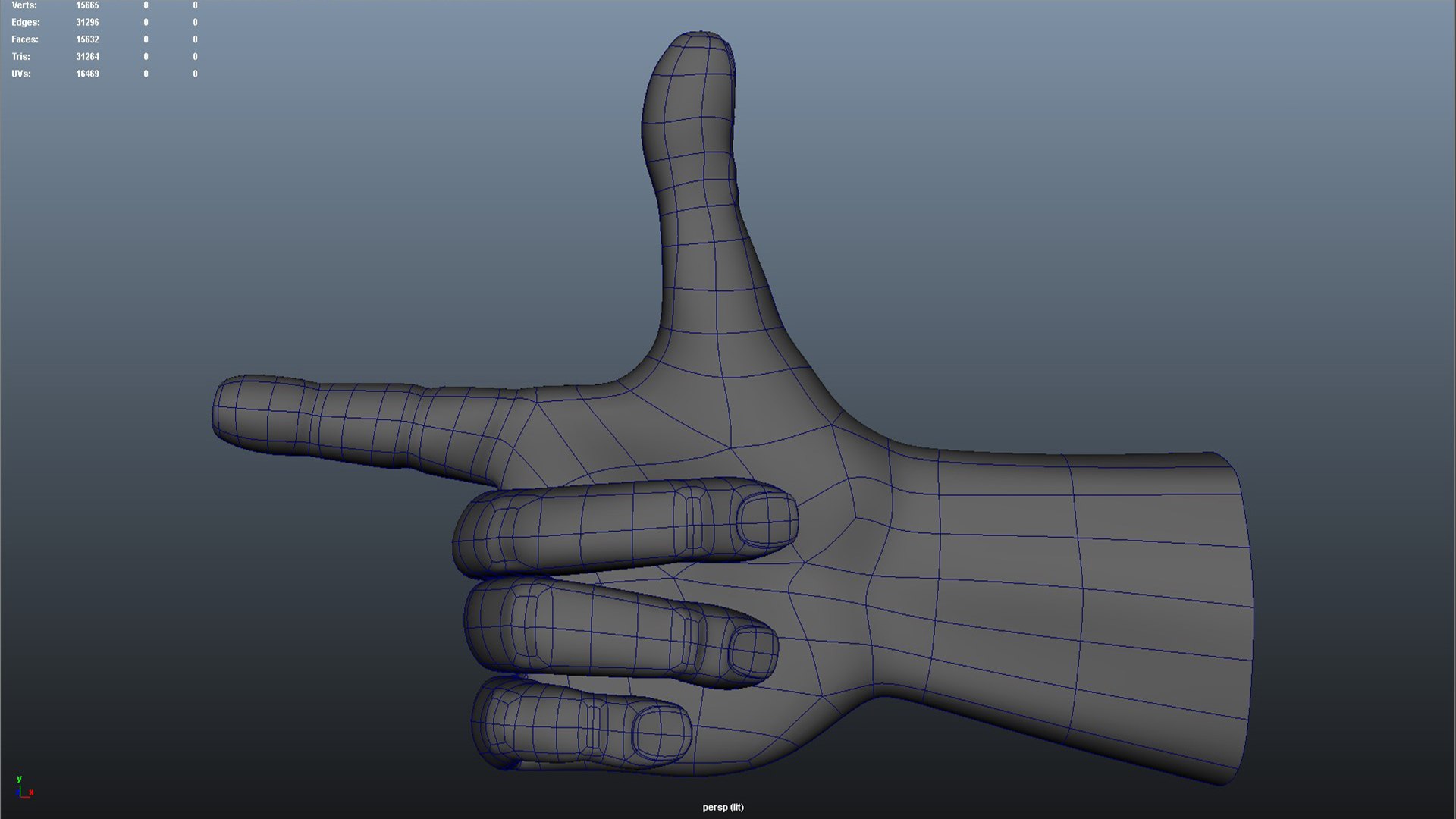 3D Male Hand Rigged - TurboSquid 1789562