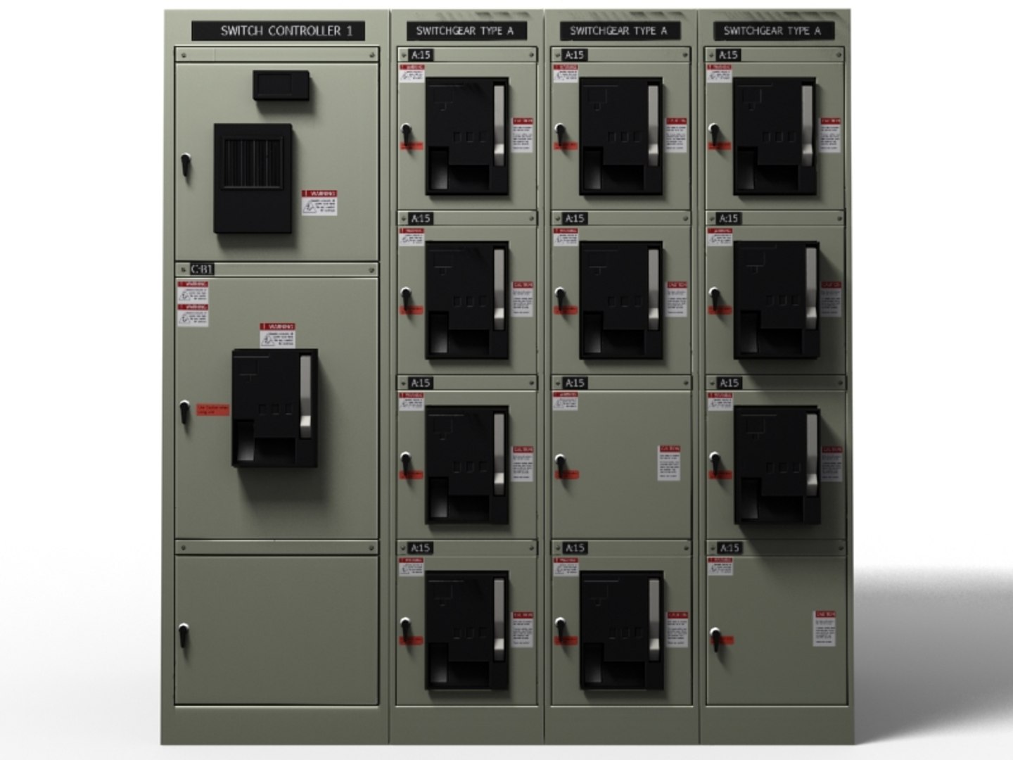 3d Model Switch Gear