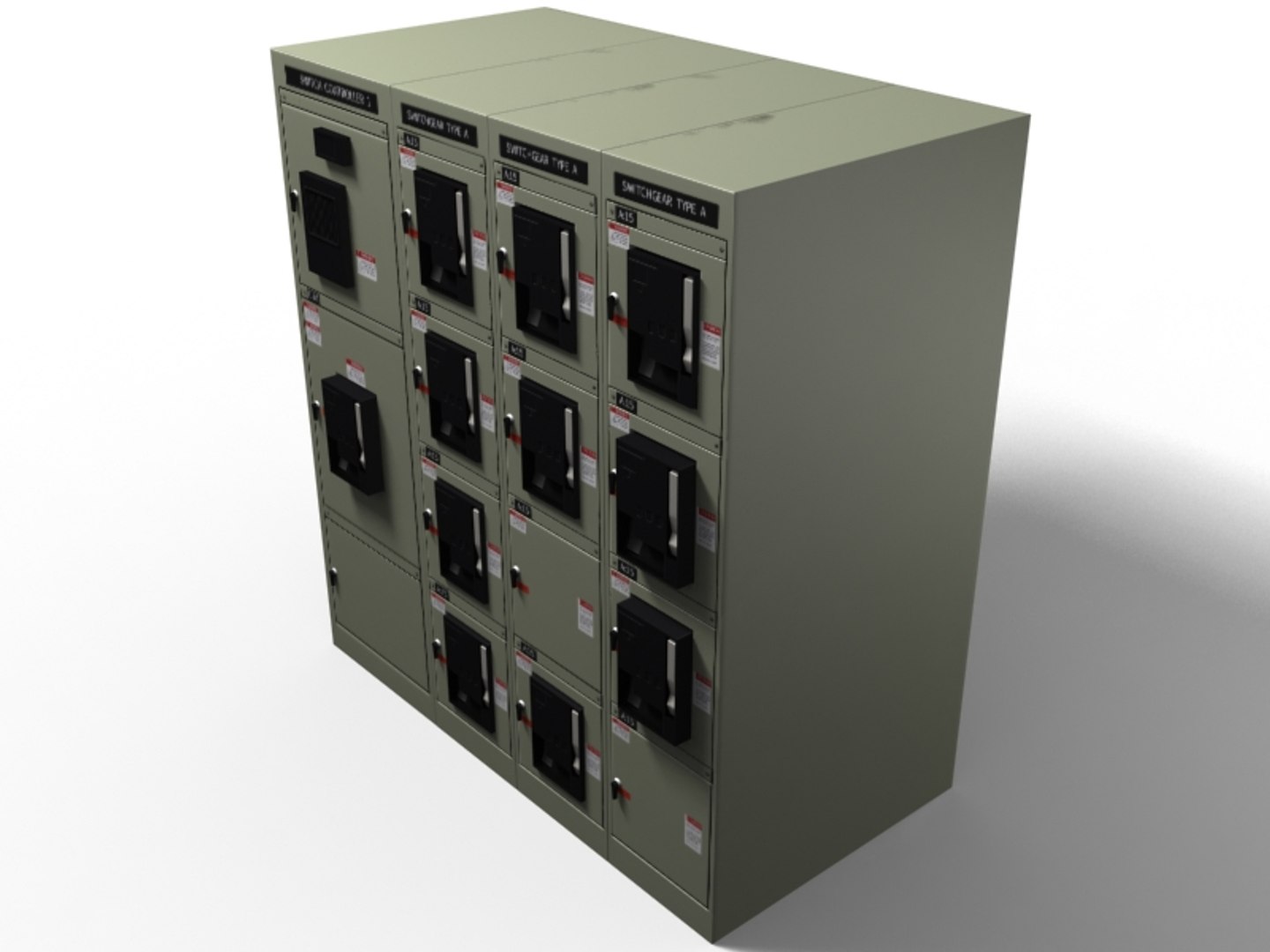3d Model Switch Gear